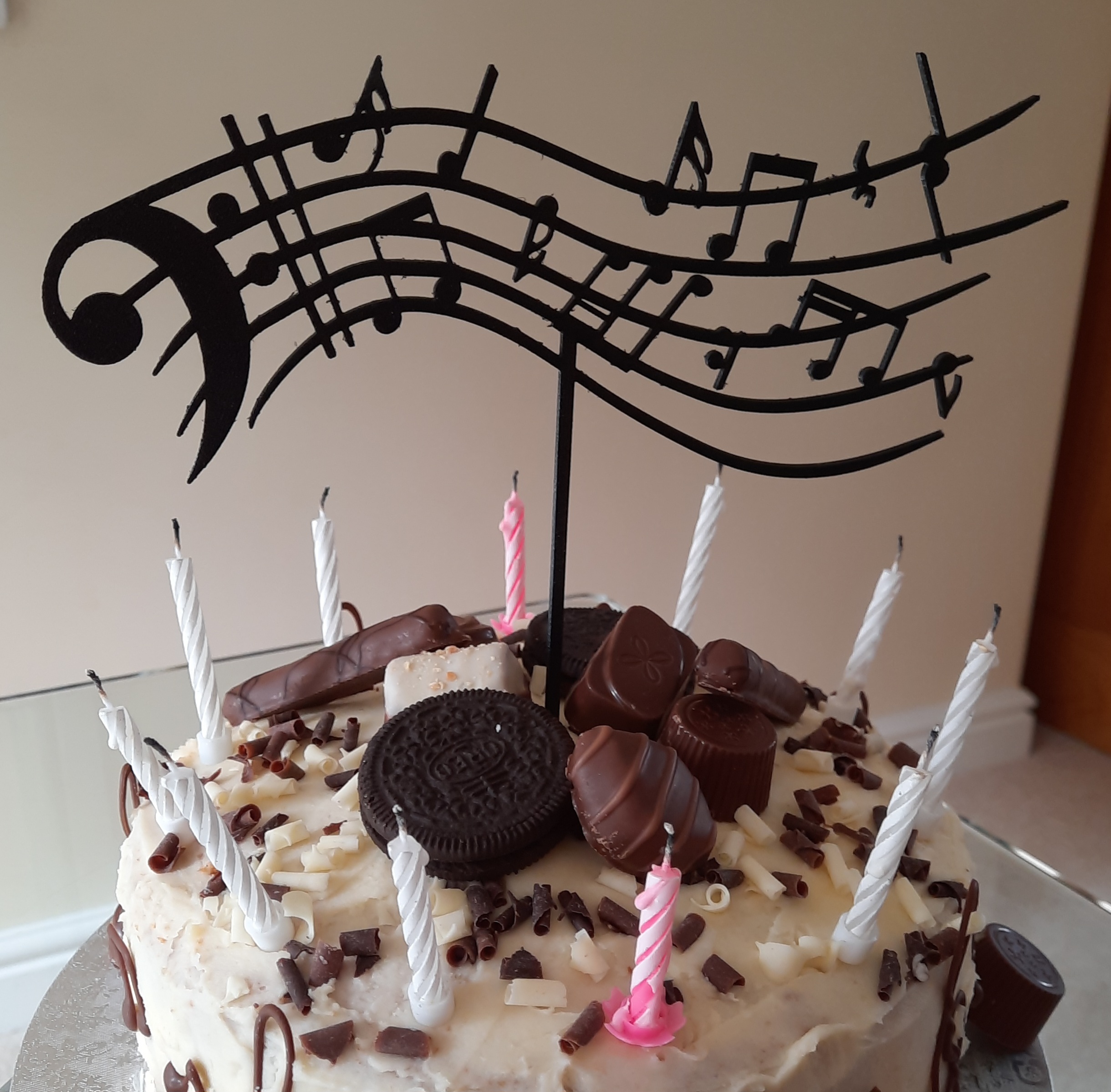 Bass notes cake topper by Ledeev001 | Download free STL model ...