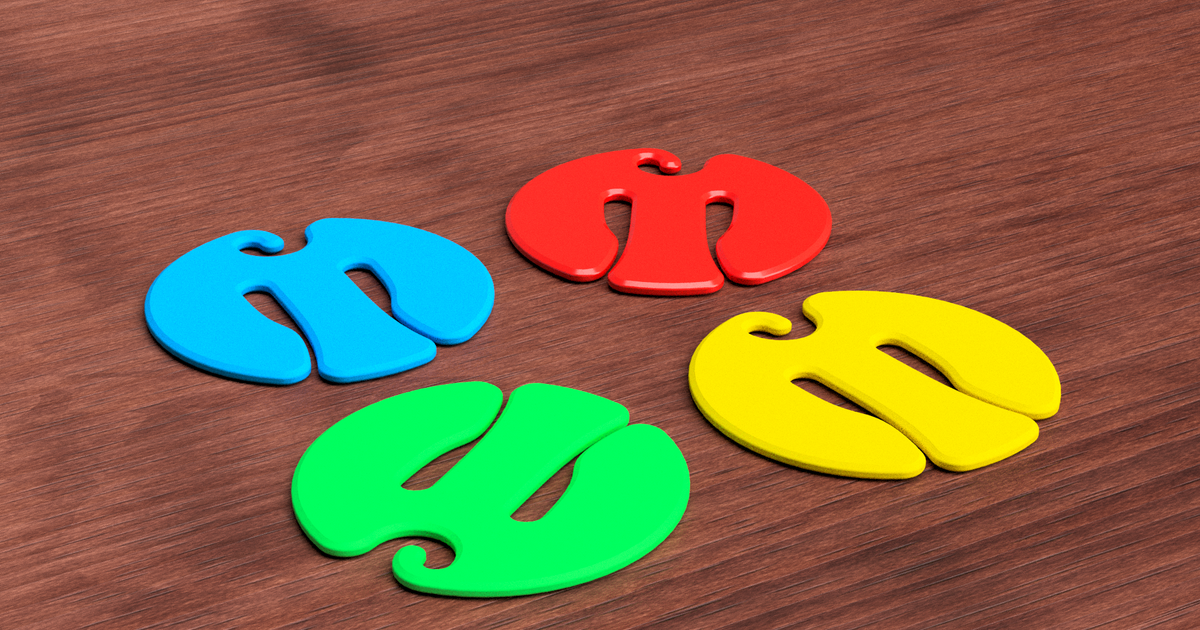 Sock Clips v2 (stiffer) by MakerTom | Download free STL model ...