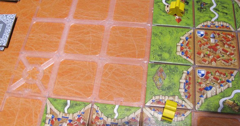 Carcassonne 3x3 Tile Grid & Holder by BulldogBite | Download free STL ...