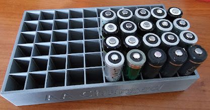 AA batteries stand - charged by Karel (Lowprize) K. | Download free STL ...