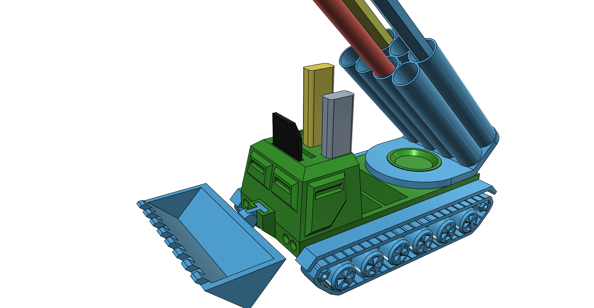 Rocket Launcher rocket launcher von REDZC | Kostenloses STL-Modell ...