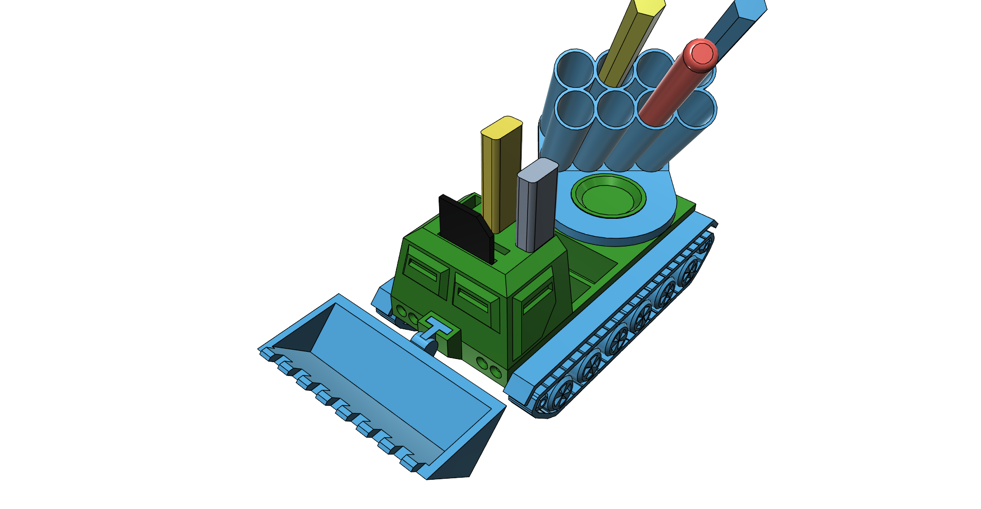 Rocket Launcher rocket launcher von REDZC | Kostenloses STL-Modell ...