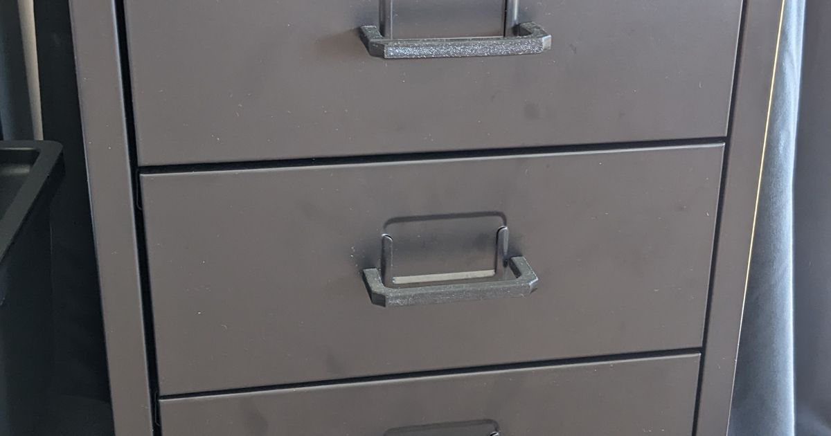 IKEA HELMER Handle by Tycho Design | Download free STL model ...