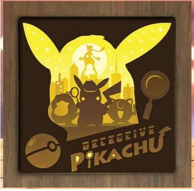 pikachu lamp lightbox by tecnoculebras | Printables Store