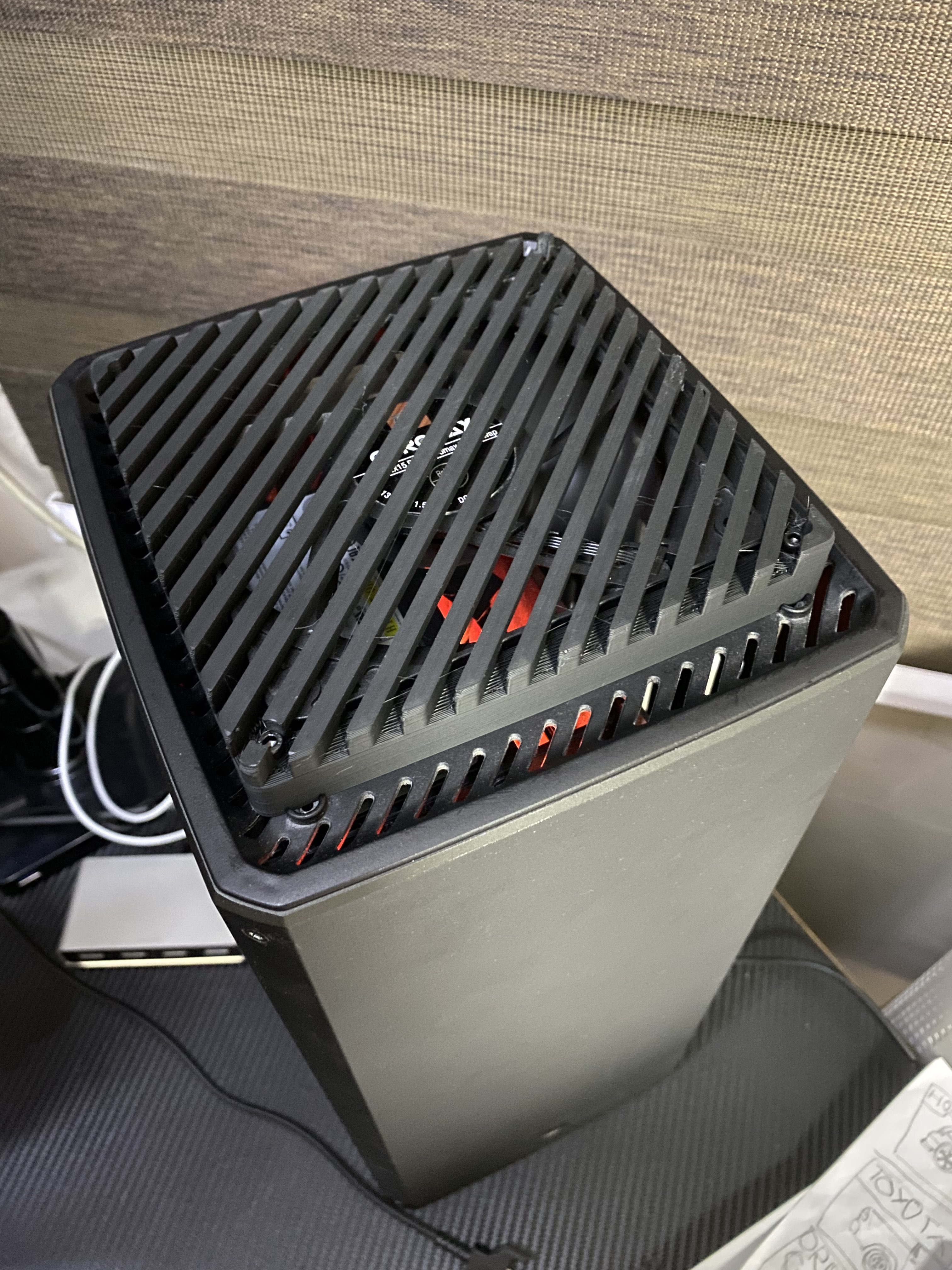 Loque Raw S1 120x15mm Fan Top Hat by RJ Patawaran | Download free STL ...