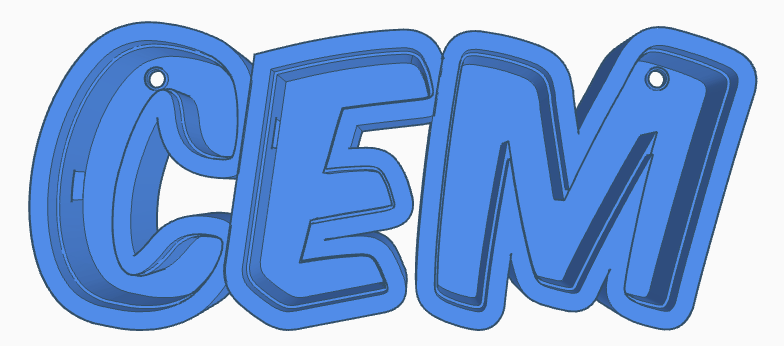 CEM LED- Namenslampe (Name lamp) by Tomsen | Download free STL model | Printables.com