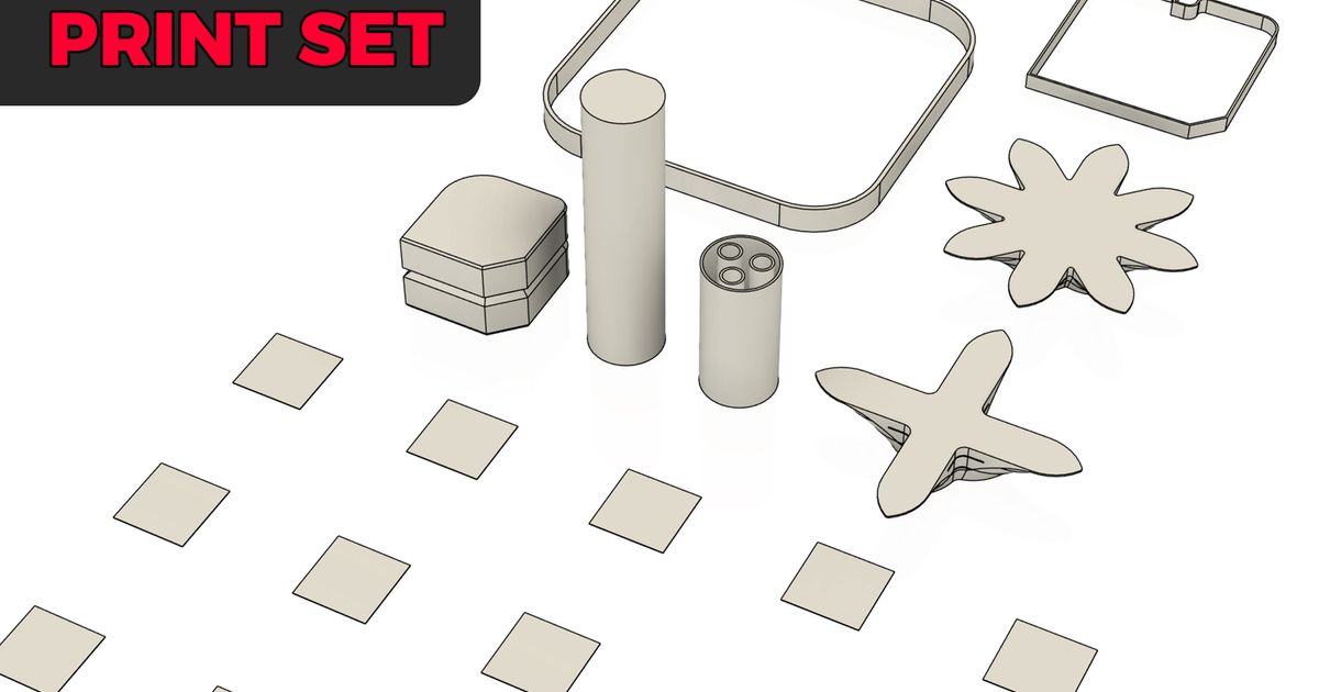 3D Printers Testing Print Set (UPDATE V3) por PRINTING PERSPECTIVE ...