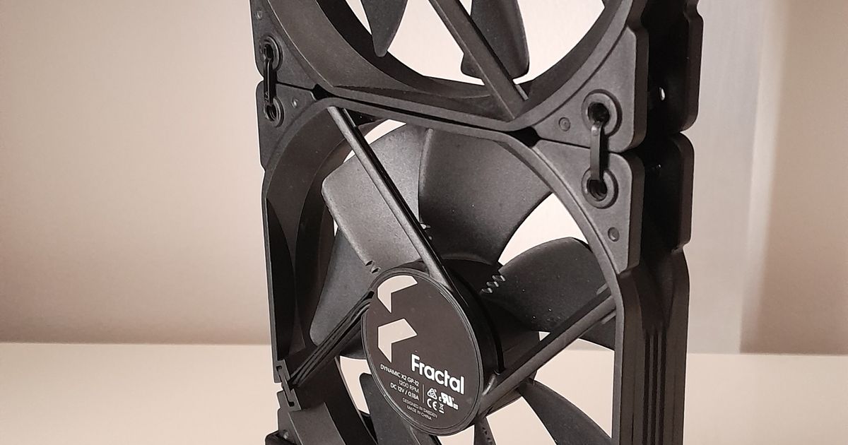120mm Desk Fan By Seventy9 Download Free Stl Model