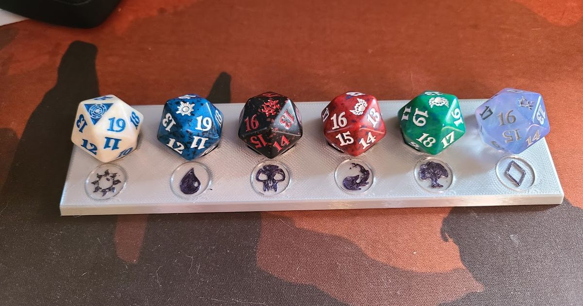 MtG Floating Mana Counter by Fenharellan | Download free STL model ...