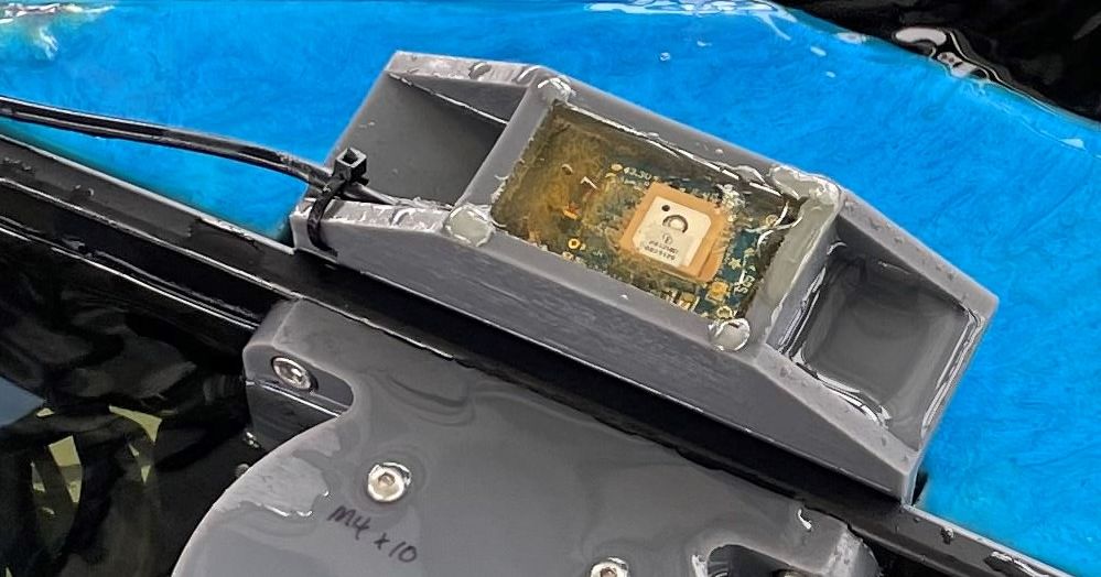 Cerulean DVL-75 GPS Chip mount for BlueROV2 by Mike Bollinger ...