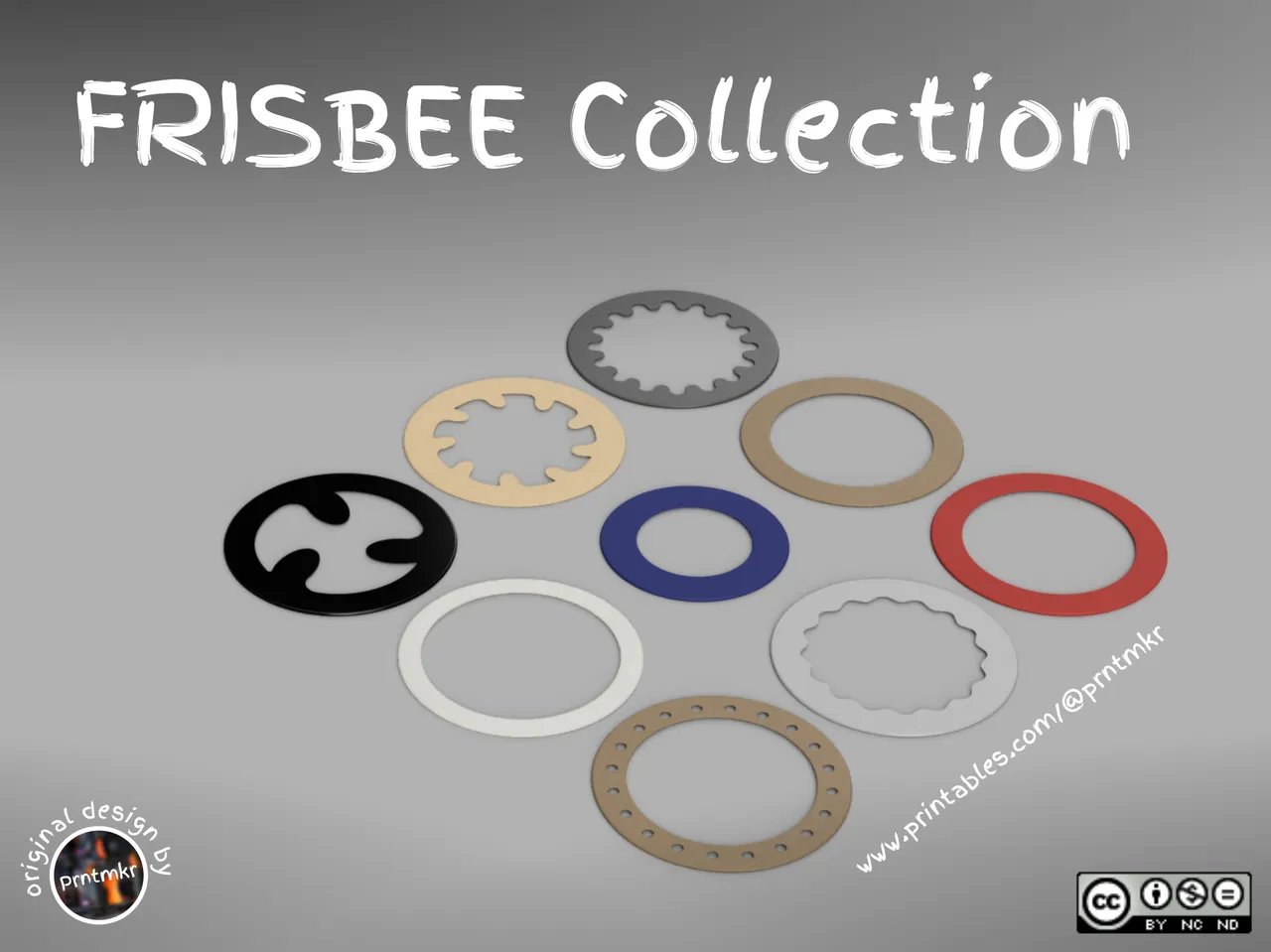 The ultimate Frisbee Collection! by Prntmkr | Always a good print | Download free STL model ...
