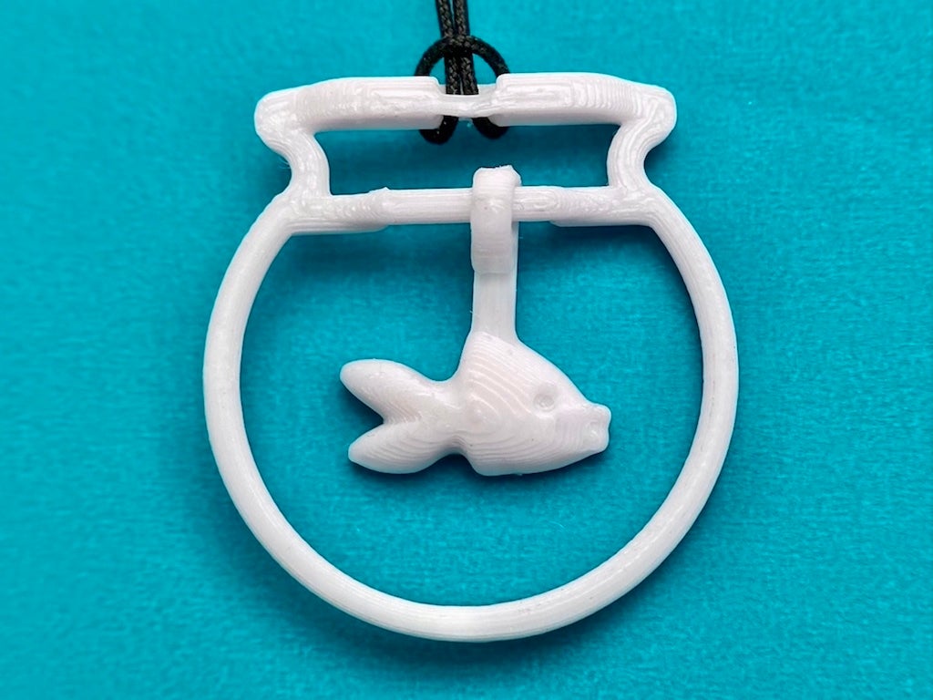 Dangly Fish Charm or Earring by lytta | Download free STL model ...