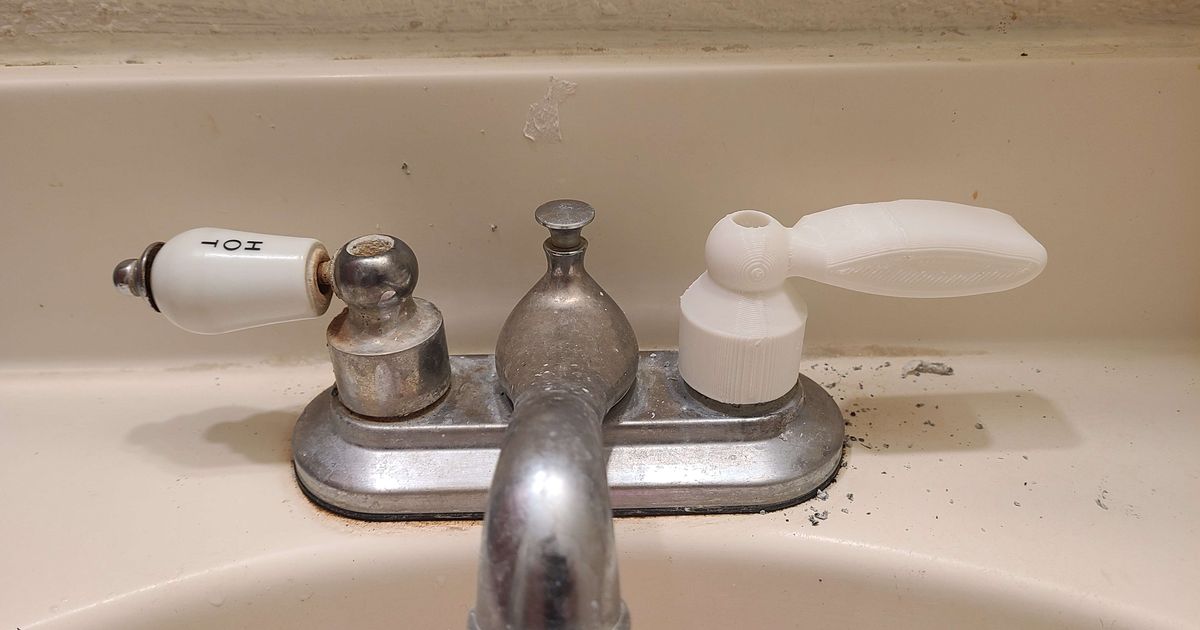 faucet handle by ontopathogenic | Download free STL model | Printables.com