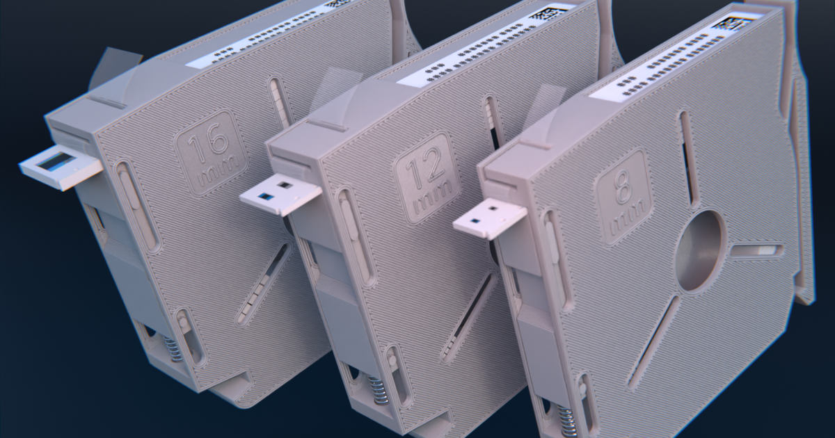 SMD Component Tape Magazine (8, 12, 16mm) by Lord Asdi | Download free ...