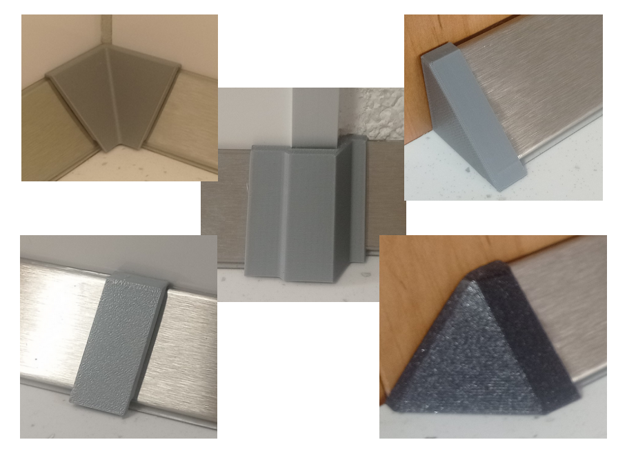 Polyform wall edging strip joints by ElStracho | Download free STL ...