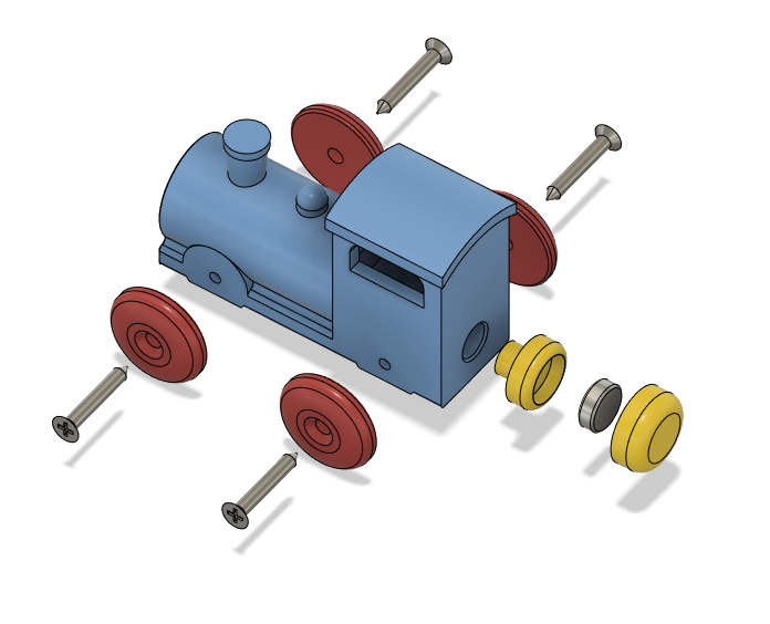 Train compatible with BRIO/IKEA by 3DArtZip | Download free STL model ...