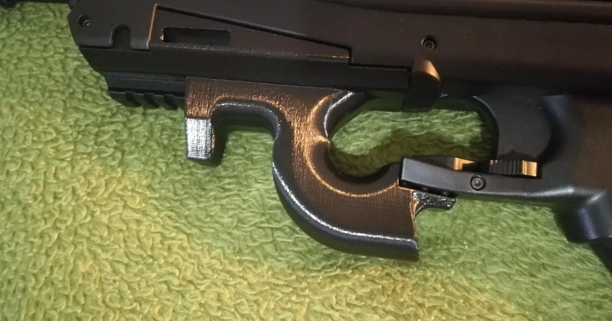F2000 P90-Grip Handguard with RIS/M-Lok by Thor | Download free STL ...