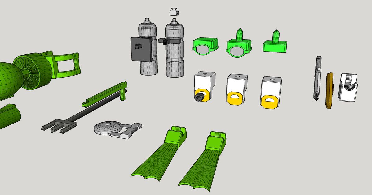 Mini 13: Frog Man Playset by Katfish Heavy Industries | Download free ...