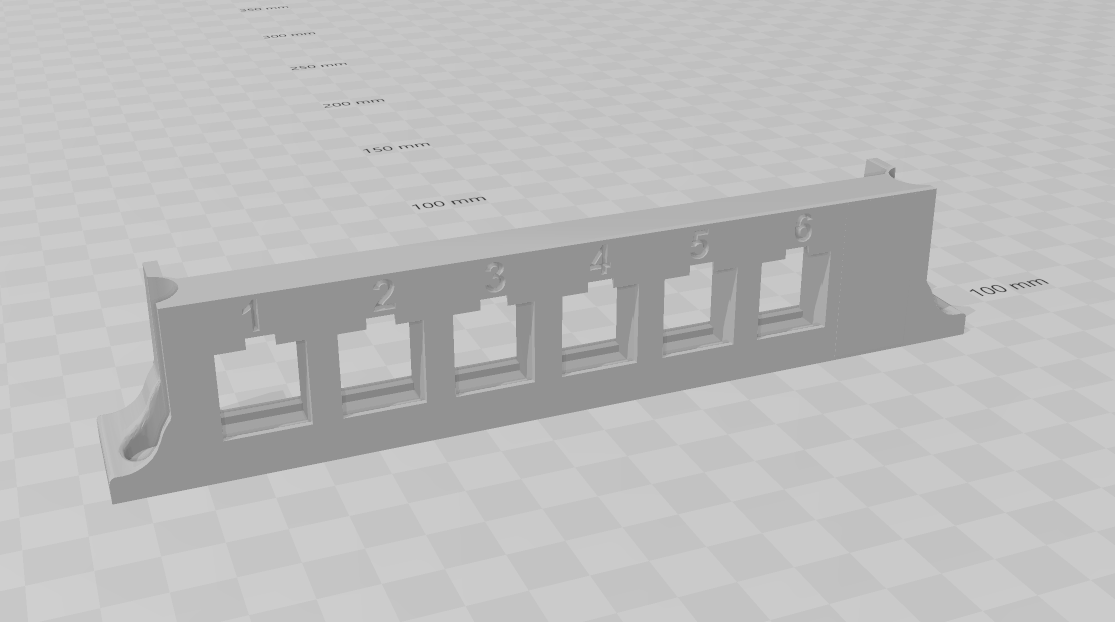 Leviton SMC 6 & 8 Port Keystone bracket by Brickx2 | Download free STL ...