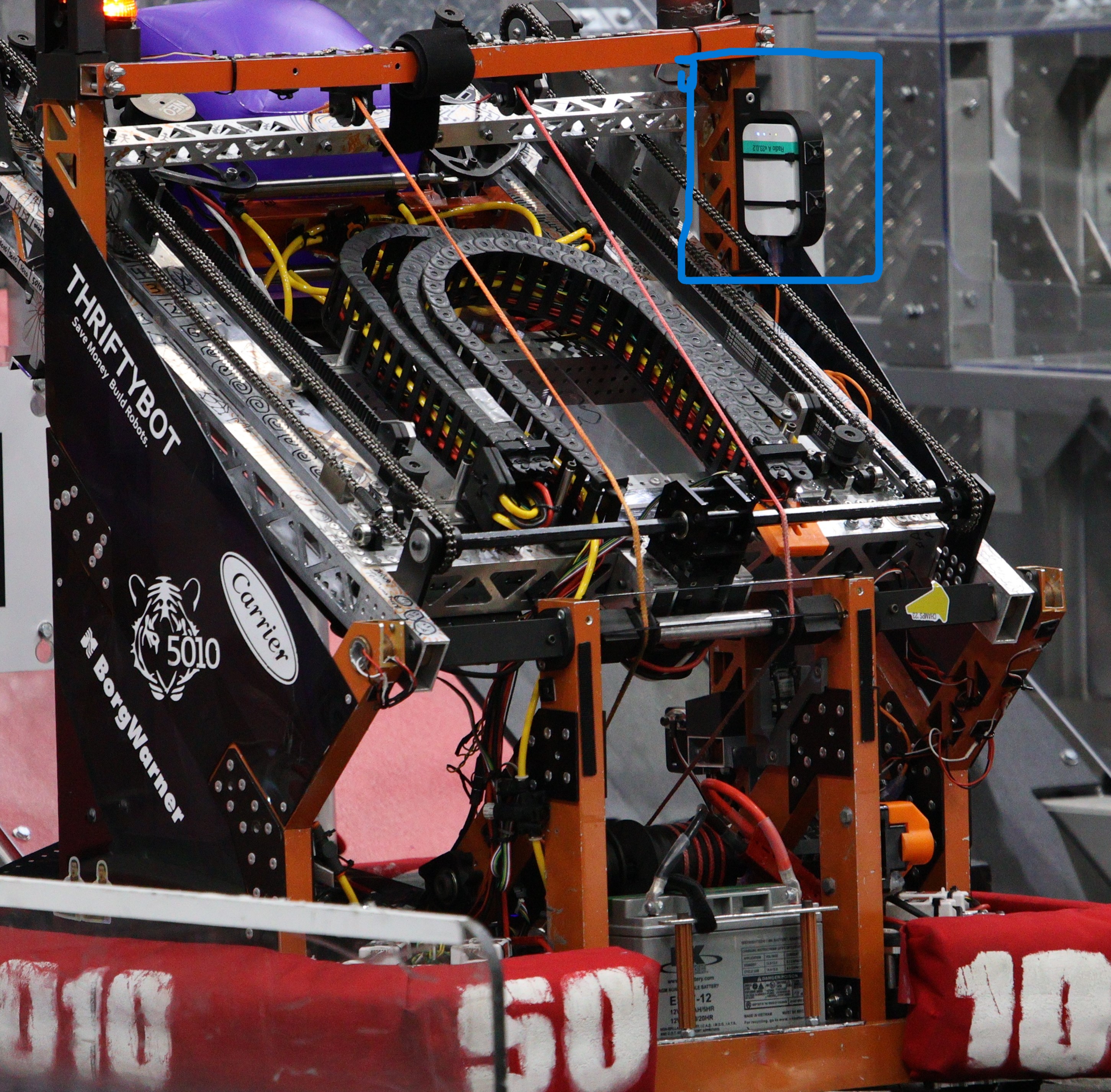 FRC Radio - Sideways mount by FRC5010TigerDynasty | Download free STL ...