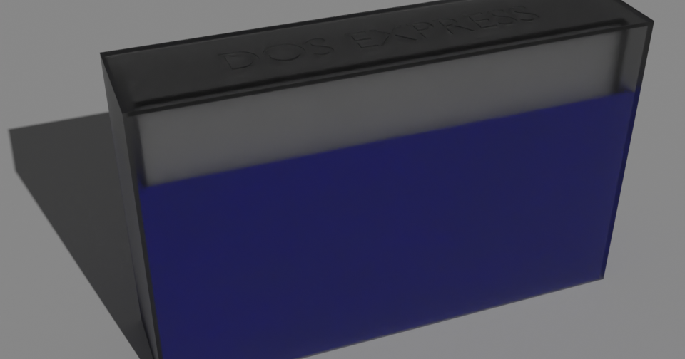 Dos Express case by Lowich | Download free STL model | Printables.com