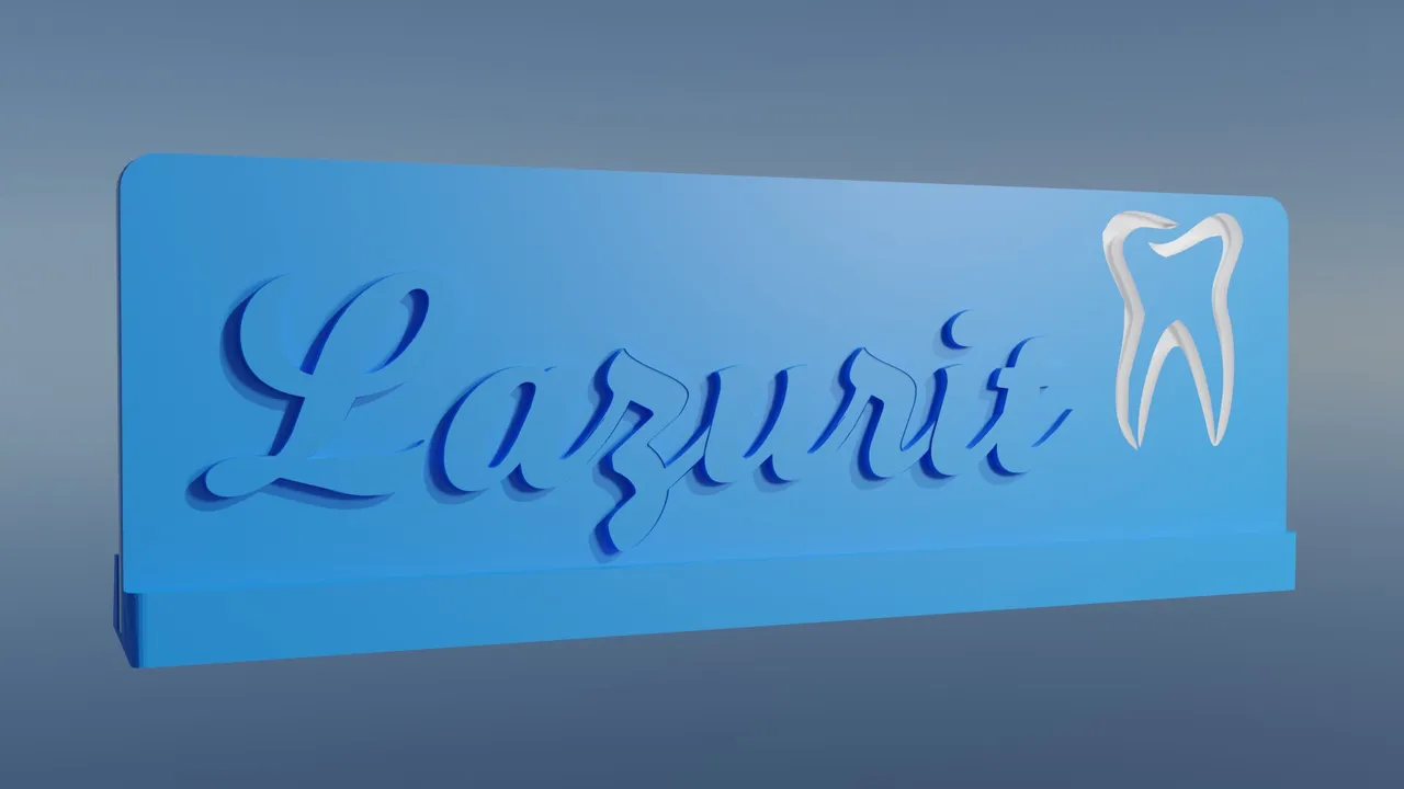 Lazurit logo by CdR | Download free STL model | Printables.com