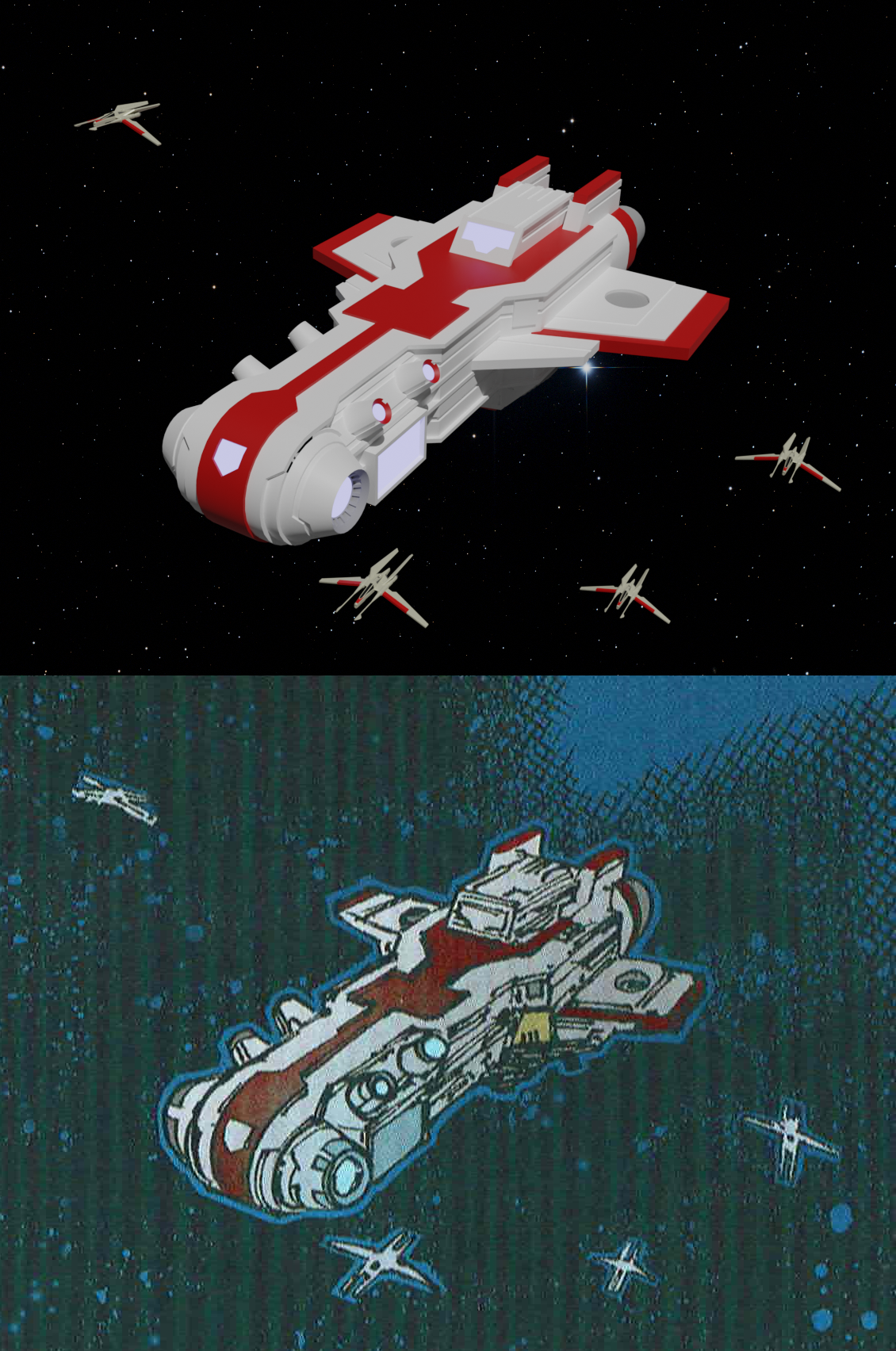 Star Wars Republic Medical Frigate