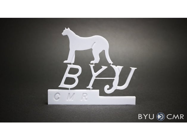 "Wyrd" Cougar Compliant Mechanism by BYU CMR | Download free STL model ...