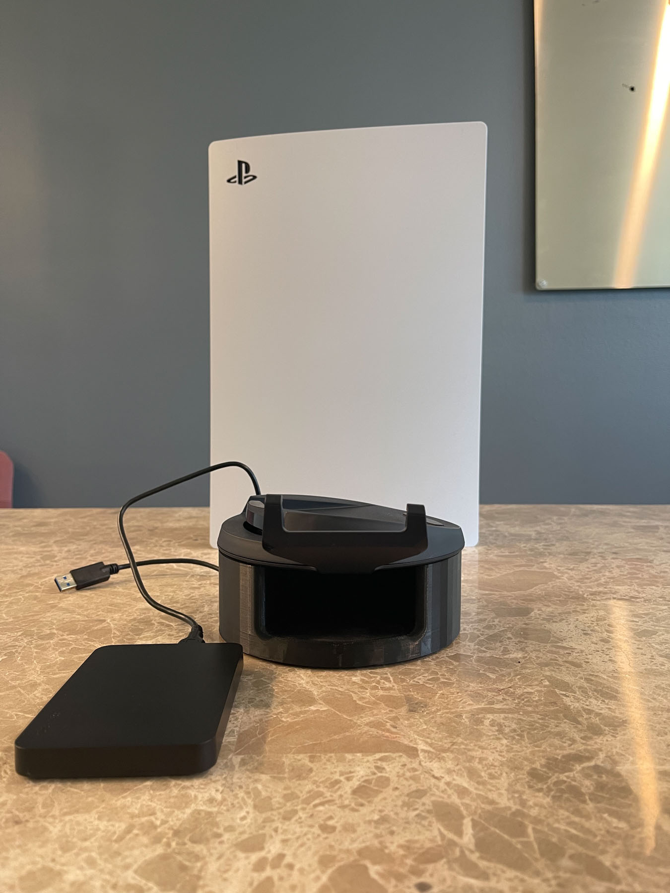 Levitating Stand For PlayStation 5 by 3D Printing Builds | Download ...