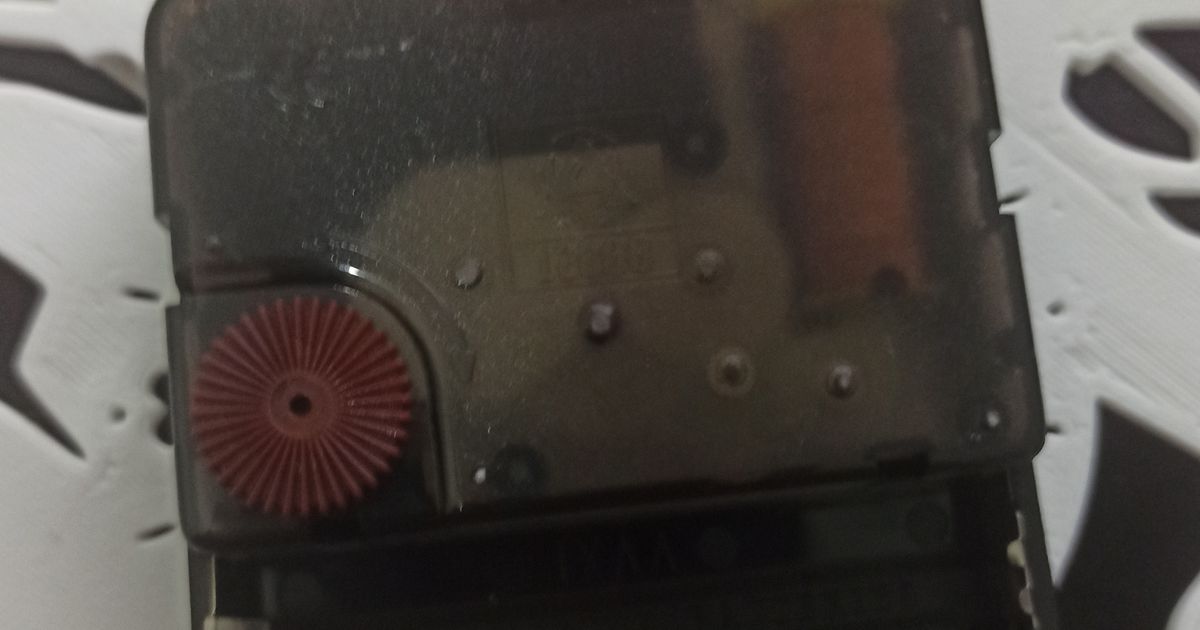 Wall hanging bracket for clock mechanism by Aras3D | Download free STL ...