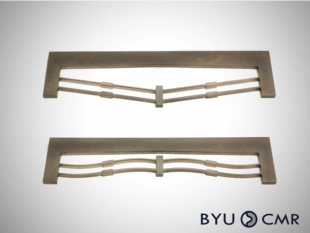 Bistable Compliant Mechanism by BYU CMR | Download free STL model ...