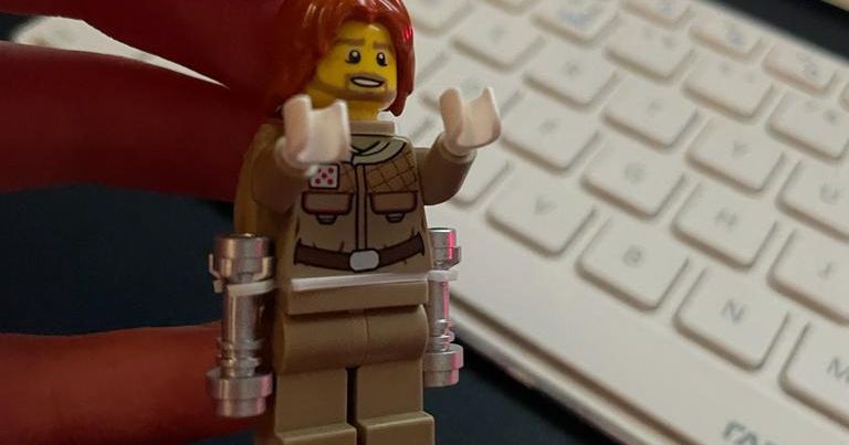 Lego Minifigure Lightsaber Holder by Useless Designs | Download free ...