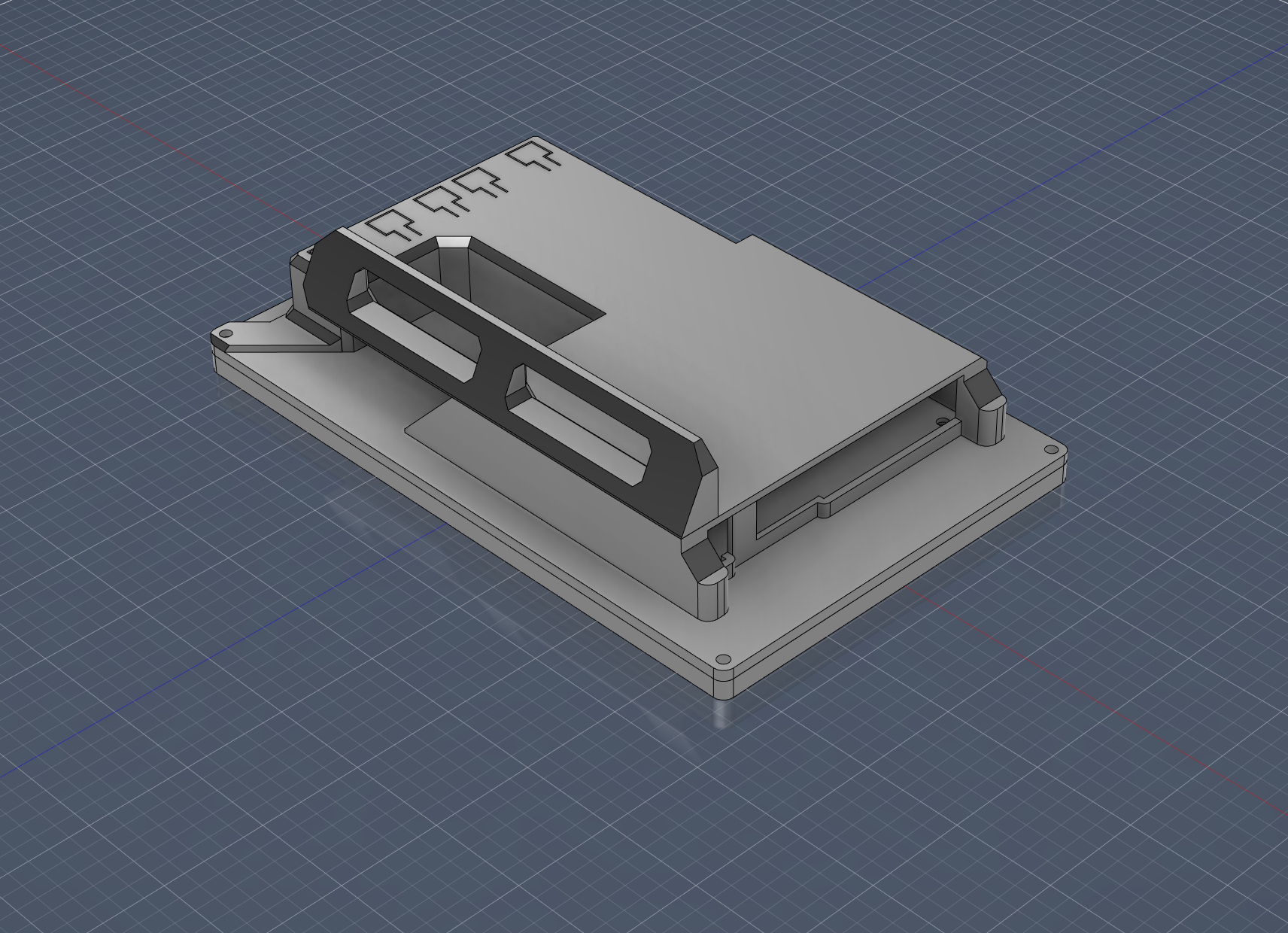 7 inch LCD HSD070PWW1-A00 Case by M. Tops | Download free STL model ...