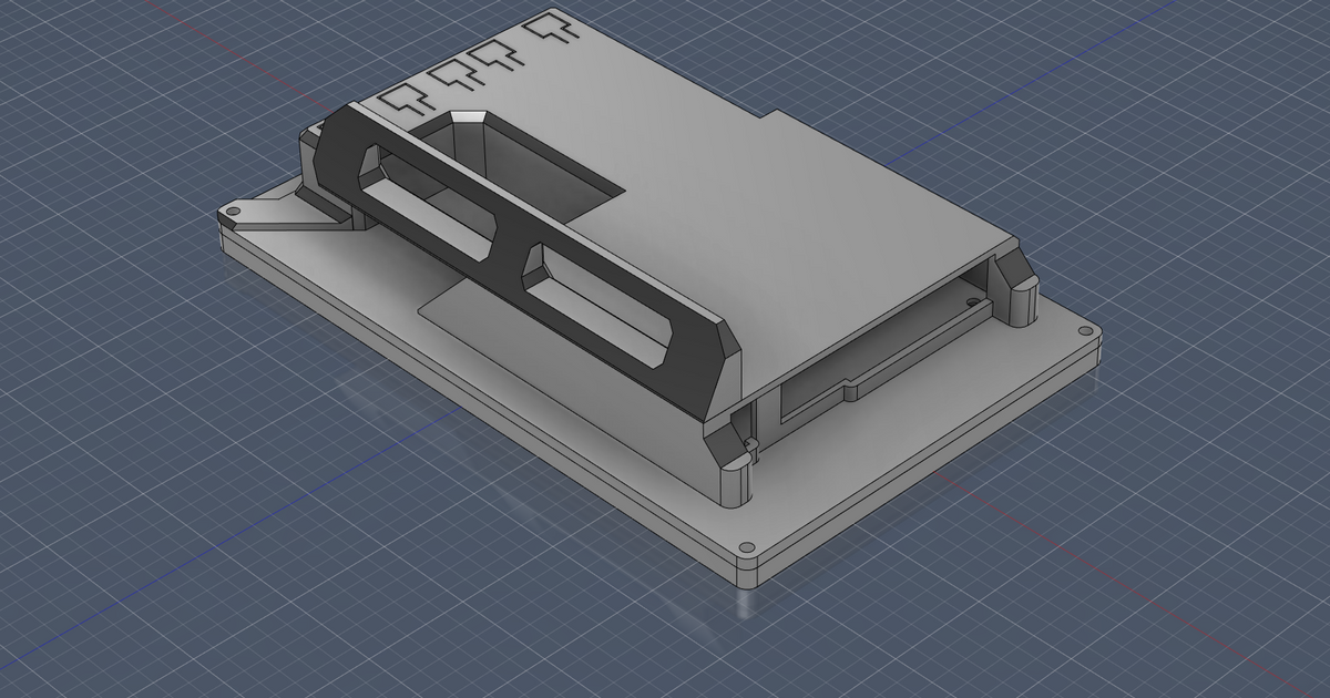 7 inch LCD HSD070PWW1-A00 Case by M. Tops | Download free STL model ...