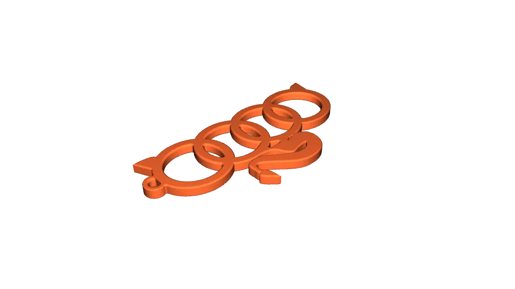 AUDI Devil styled keychain by BCDesign3D | Download free STL model ...