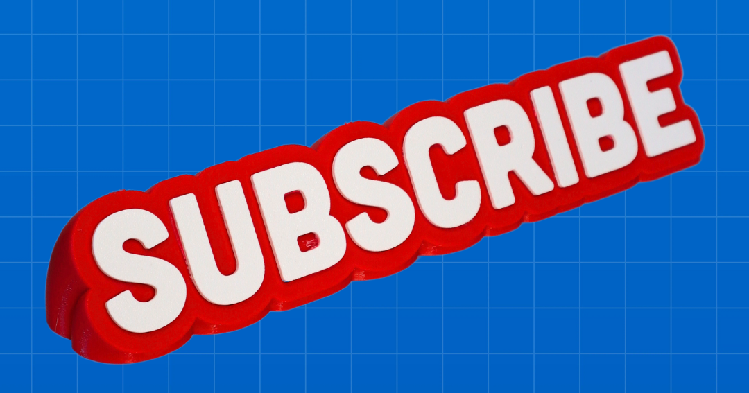 Subscribe - Desk Decor by 3D Printing Builds | Download free STL model ...