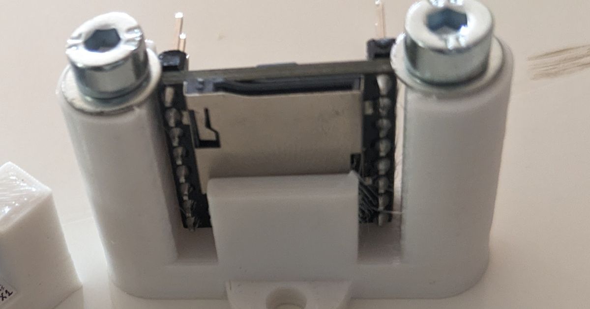 Arduino - DFPlayer Holder by Sebastian B. | Download free STL model ...