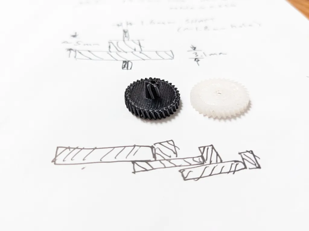 X-acto 195xx Pencil Sharpener Final Stage Helical Compound Gear 35T 6T ...