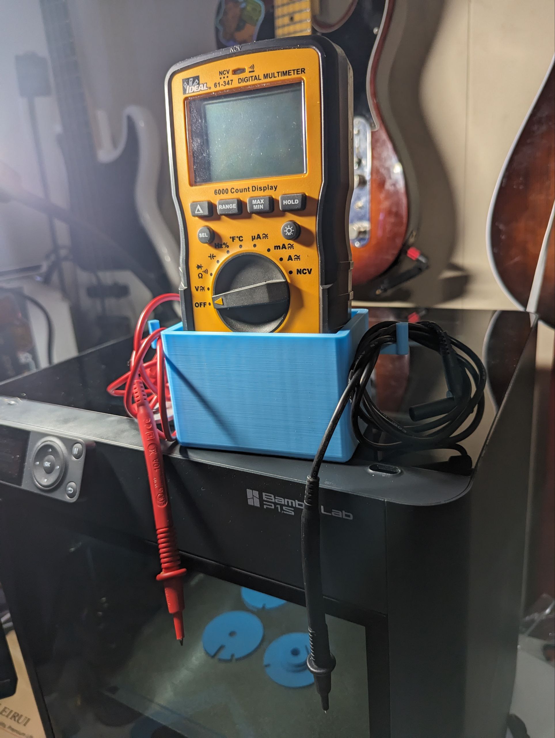 Sturdy Big Multimeter Holder for the Honeycomb Storage Wall V2 (HSW) by ...