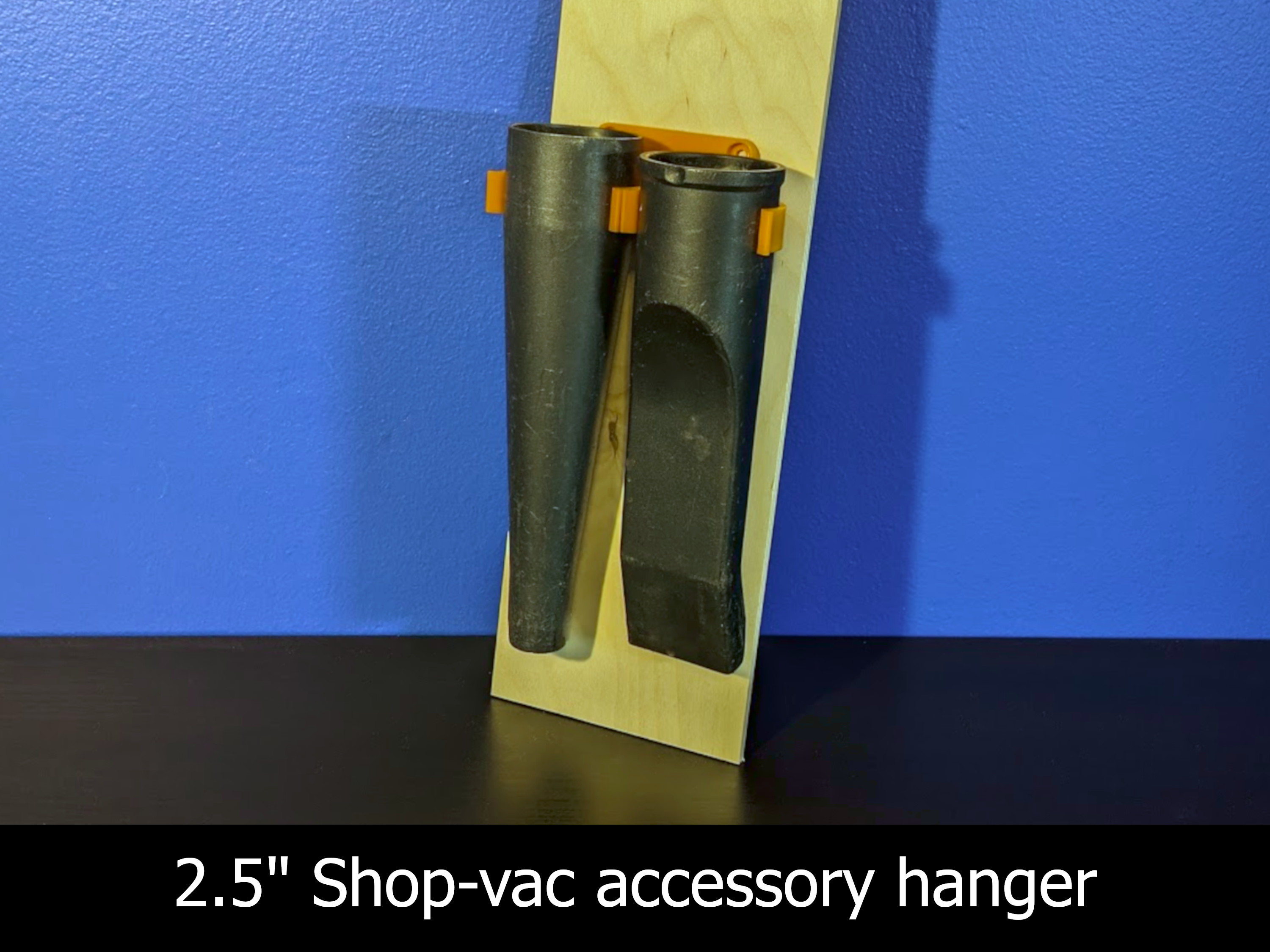 2.5" Shop-vac extension and accessory hanger by InventorEvan | Download ...
