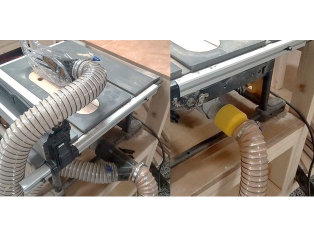 Dewalt DWE7485 Table Saw Dust Collection by Jason Traud | Download free ...