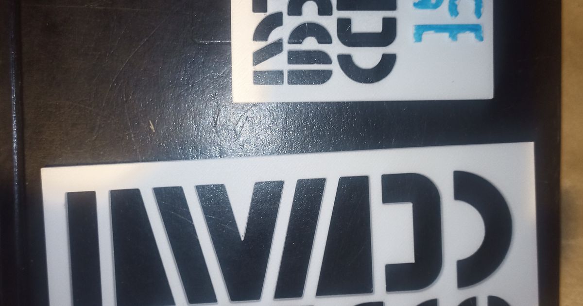 Blockface Stencil by Topican | Download free STL model | Printables.com