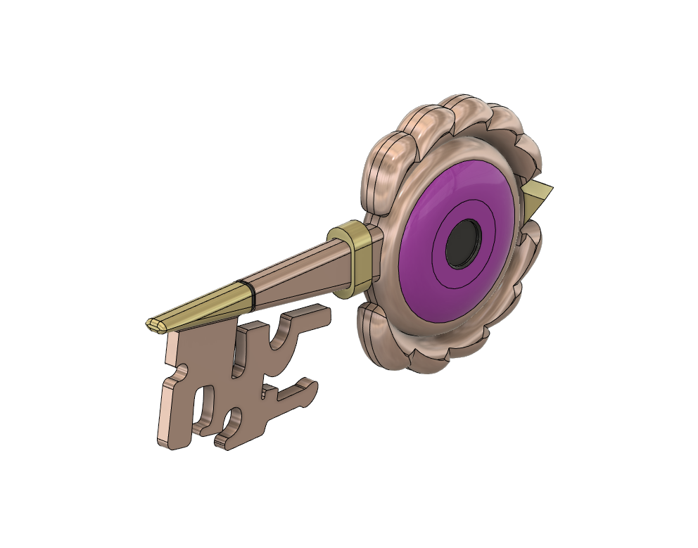 Hades Chthonic Key Keychain by Tyler Nielsen | Download free STL model ...