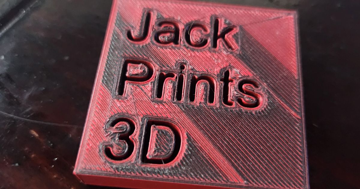 Jack Prints Logo by JackPrints3D | Download free STL model | Printables.com