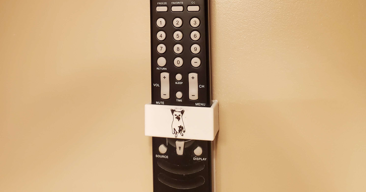 YARH - Yet Another Remote Holder (Wall Mounted) by Jae | Download free ...