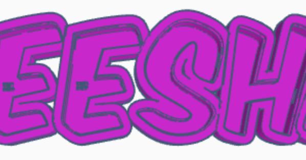 LEESHA LED- Namenslampe (Name lamp) by Tomsen | Download free STL model ...