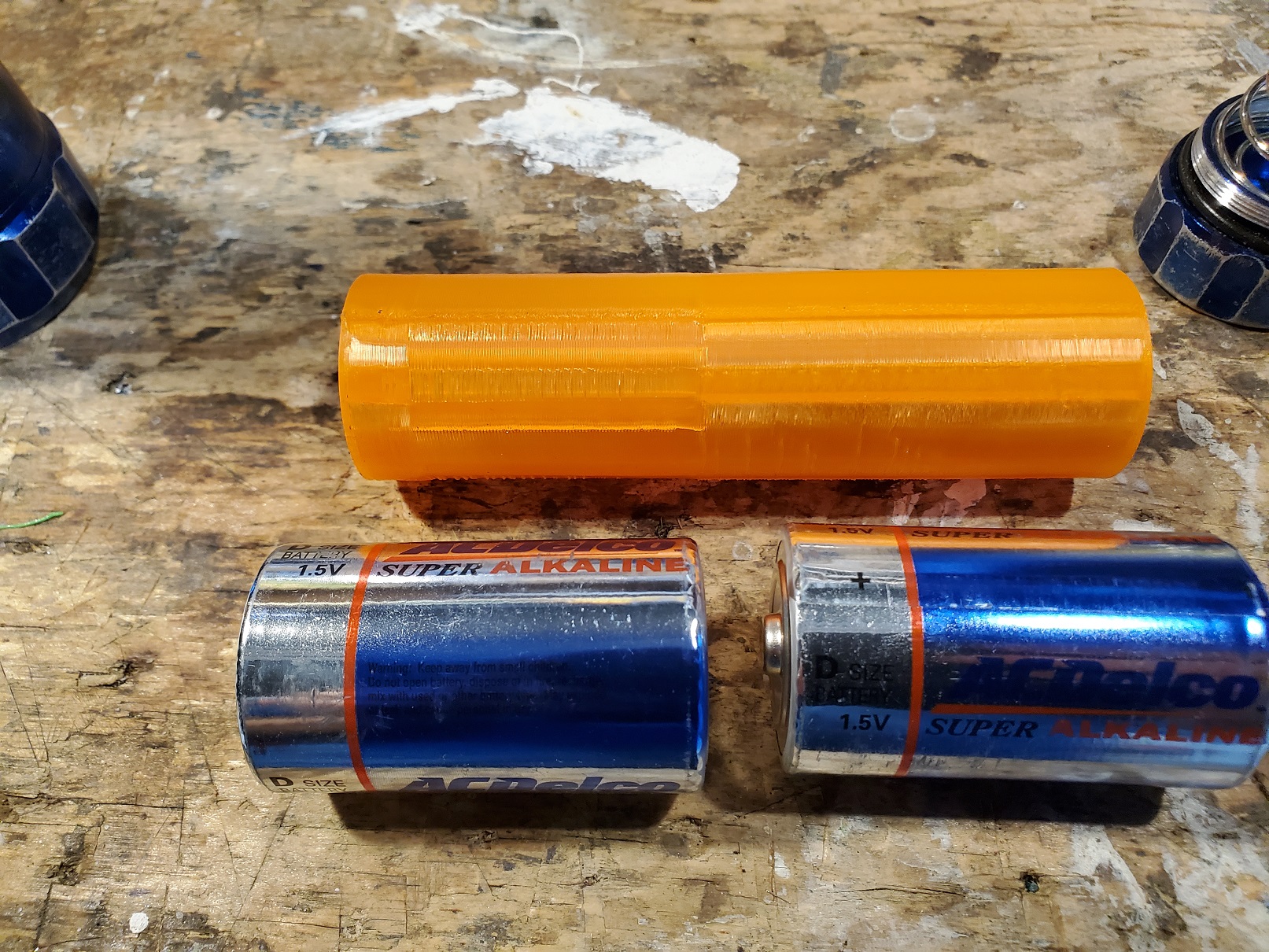 Flash Light 18650 Conversion (2x D-Cell to 1x 18650) by Alex MacKinnon ...