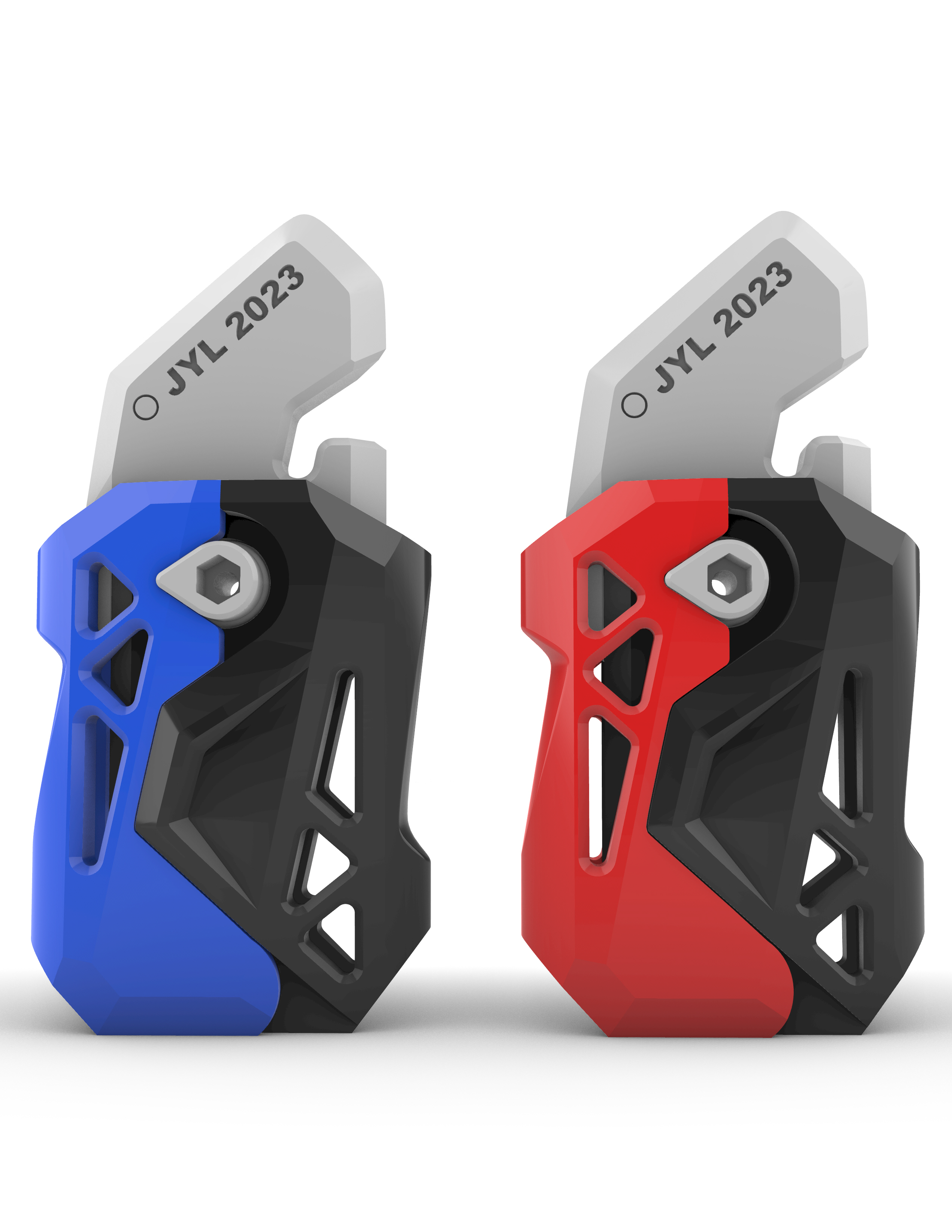 Techno-style folding knife by Jy Lee | Download free STL model ...