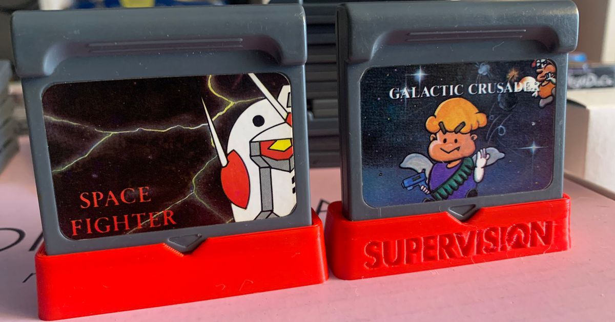 Supervision (Watara/Hartung) game minimalistic display stand by ...