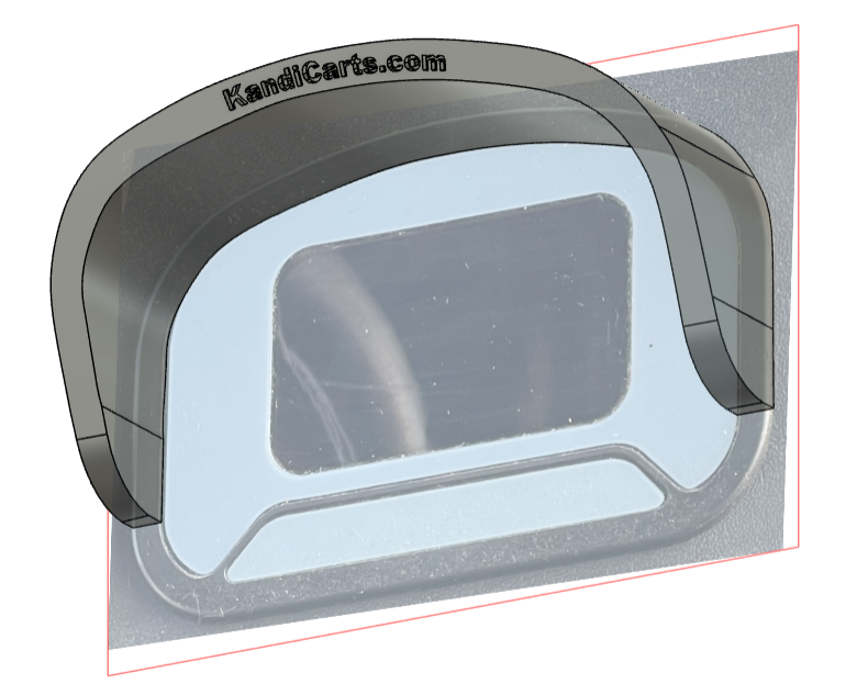 LCD Screen Shade for Kandi and Coleman Golf Carts by Craig Robinson ...